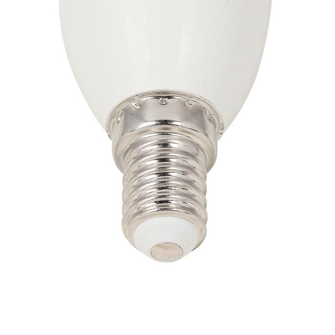 Warmweißes, dimmbares 5 Watt B35 LED-Leuchtmittel mit E14-Sockel von ... Warmweißes, dimmbares 5 Watt B35 LED-Leuchtmittel mit E14-Sockel von ...